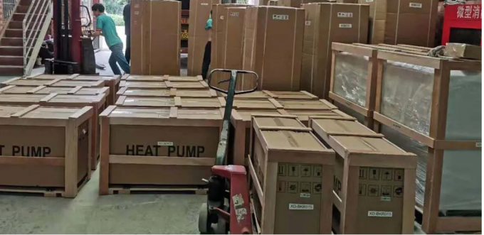 EVI Compressor 155KW Heat Pump COP 4.5 Eco Friendly cold climate -25 ...